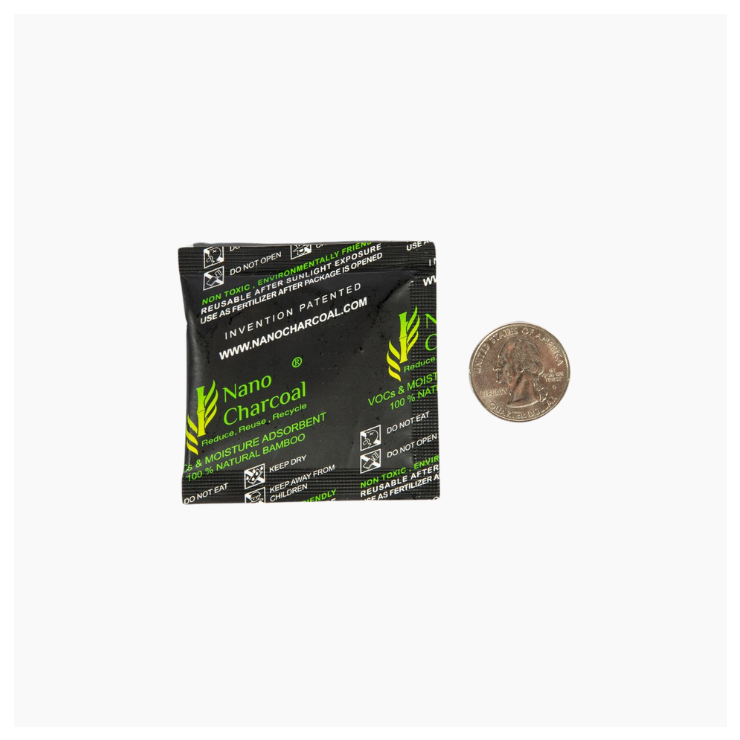 Nano Charcoal Desiccant & Humidity Packets: Silica Gel Alternative ...